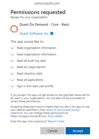 On Demand Global Settings Current - Security Guide